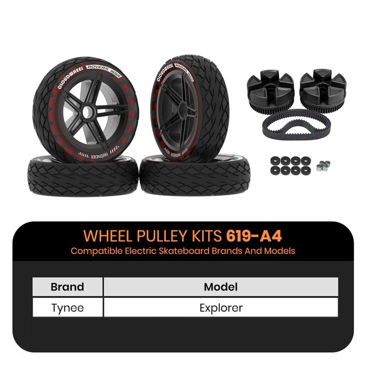 Cloudwheel Rovers 165R Urban All Terrain Off Road Electric Skateboard ...